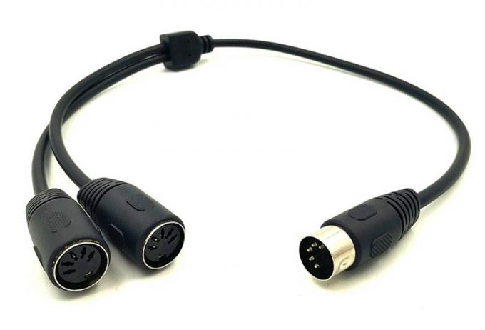Durable DIN Power Cable Custom Length With High Efficient Signal Transfer