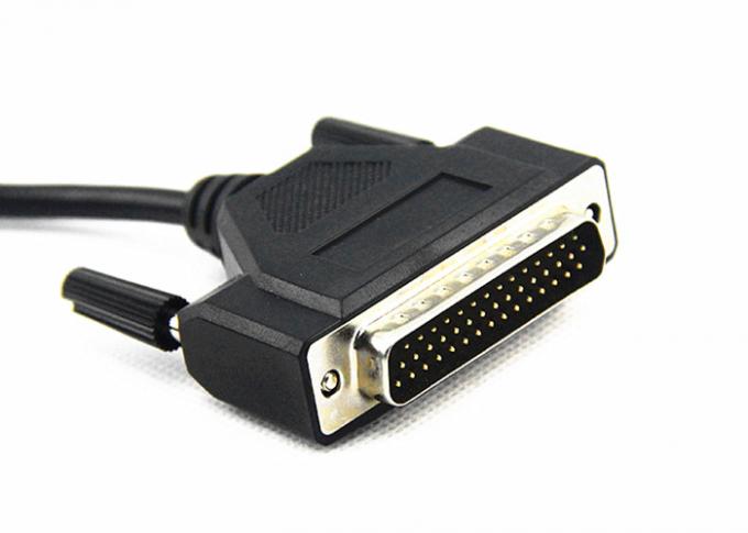 12 V Powered USB Y Cable / Mini USB Extension Cable Black Color For Pos ...