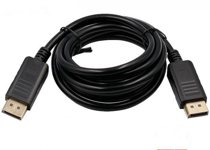 Custom Length Monitor Data Cable / DP Video Cable Pure Digital Connection
