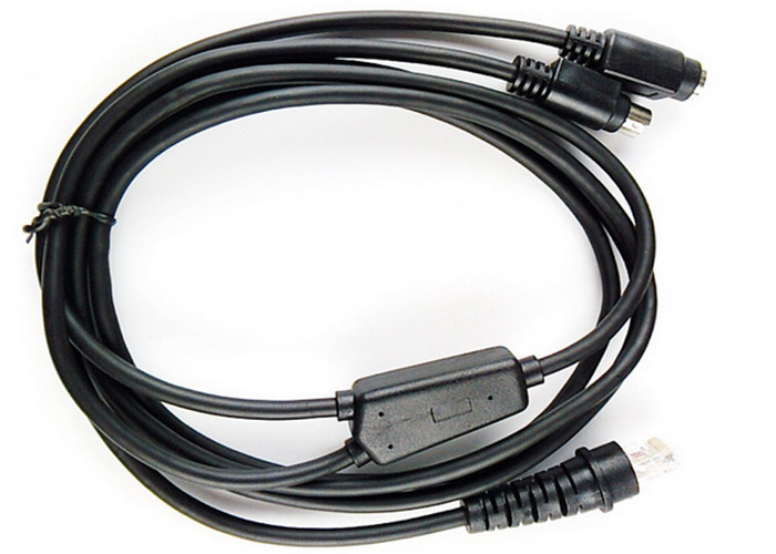 7FT Wedge Honeywell Barcode Scanner Cable Foil Shield With Anti - Jamming