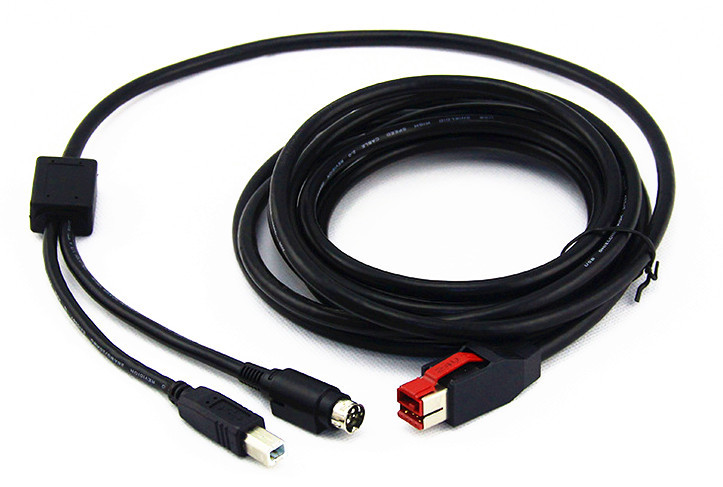 Keyboards USB Y Cable / Long USB Cable Connectors Design Allow For Hot ...