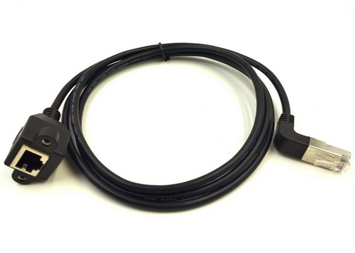 Bare Copper Conductor Network Data Cable RJ45 10P10C Connector PVC Jacket