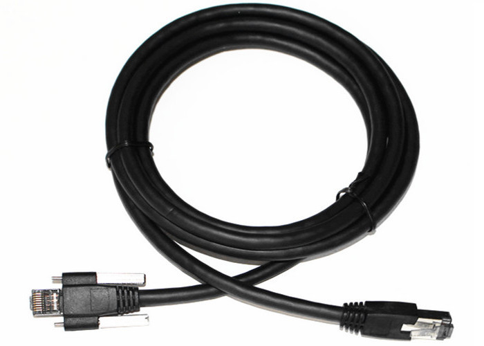 Gige Vision Shielded Ethernet Cable M2 Nickel Plated Screw High Speed ...