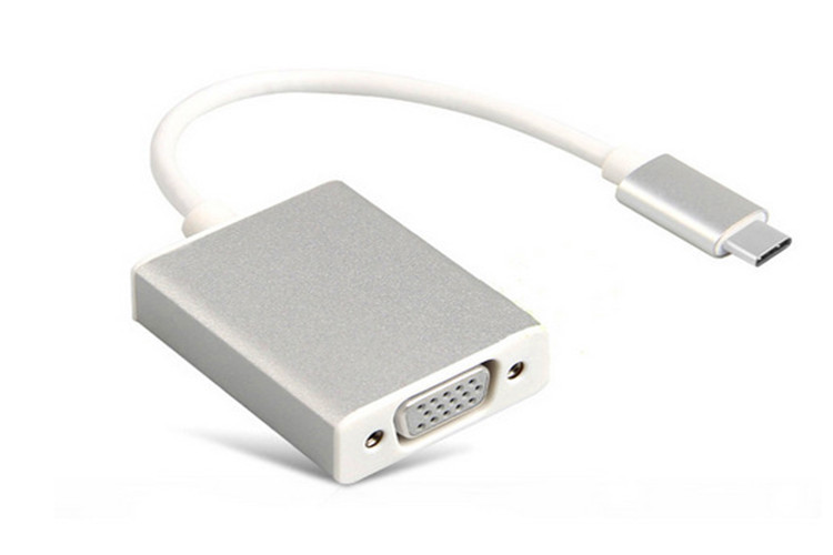 Digital Monitor Cable Copper Core Wire Type C Male And VGA Female Connector